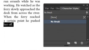 Finessing Files in InDesign: No Break – Angie Lokotz